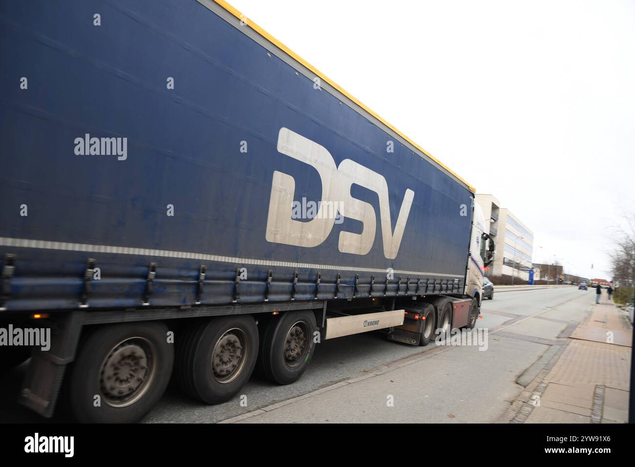 Copenhagen/ DenmarK/09 december 2024/ DSV transport truck in ballerup ...