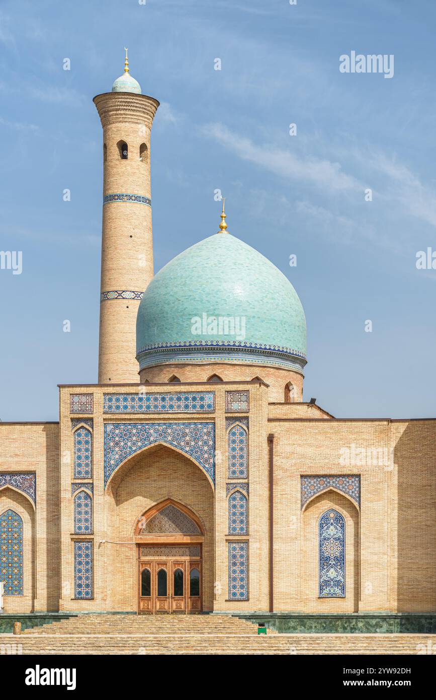 Awesome view of Hazrati Imam Mosque in Tashkent, Uzbekistan Stock Photo ...