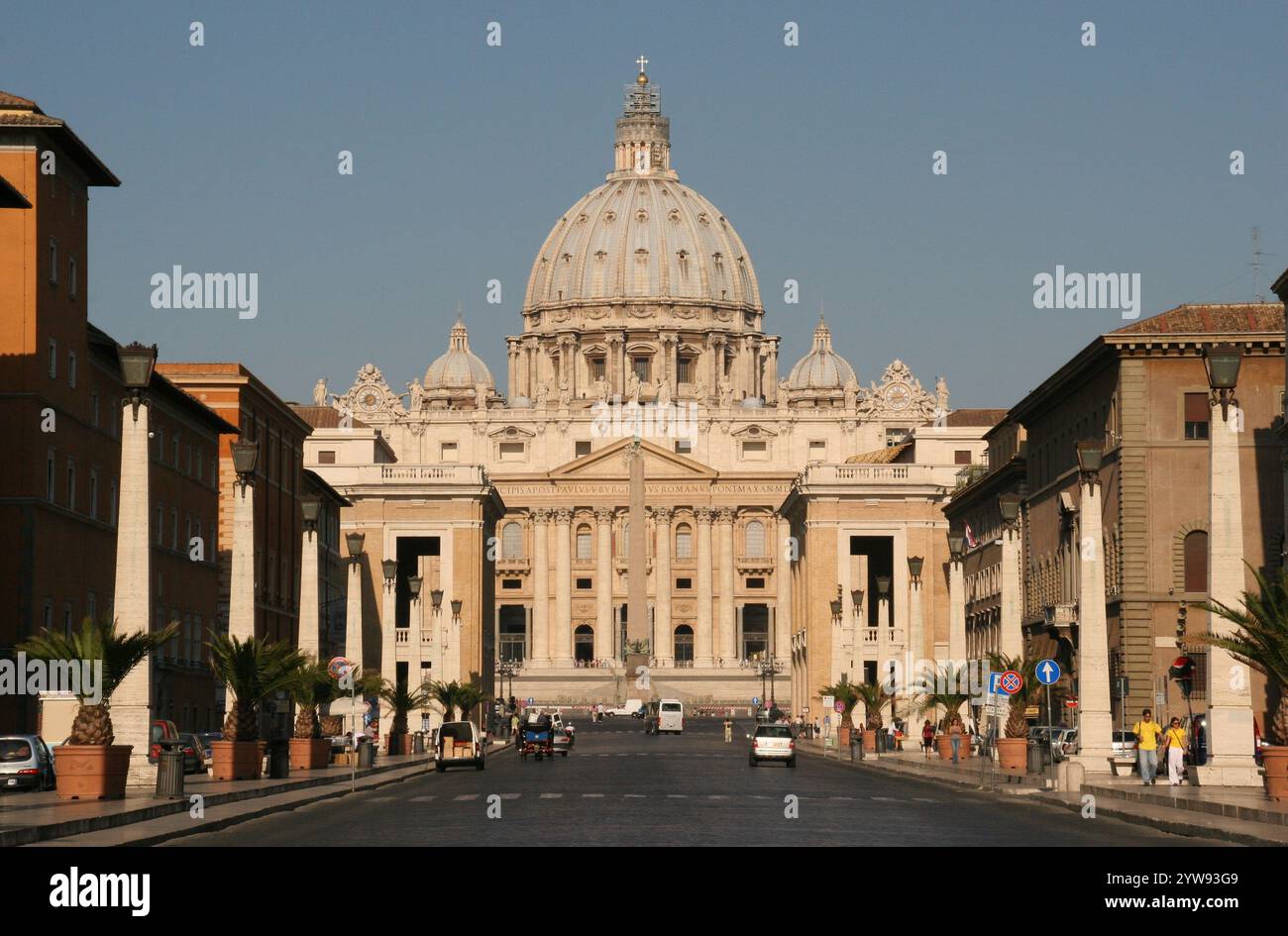Vatican City State. Viev of the Papal Basilica of Saint Peter (St ...