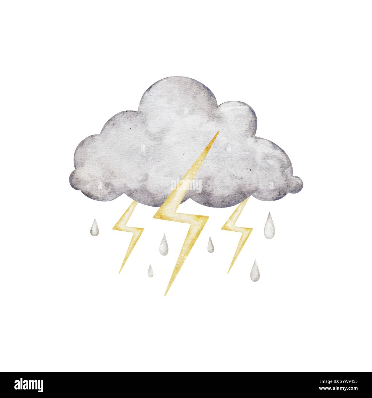 Thunderstorm cartoon hi-res stock photography and images - Alamy