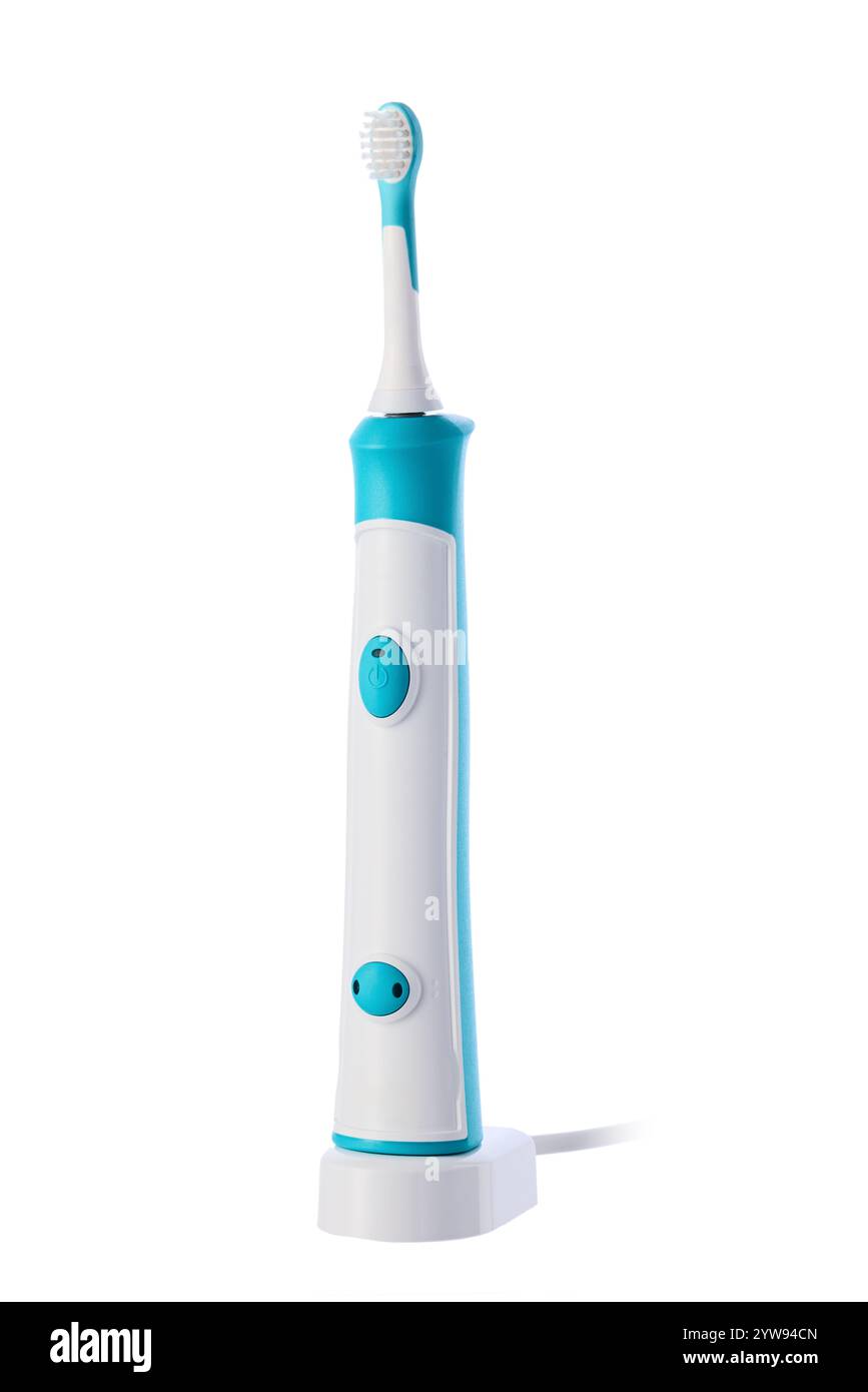 Kids toothbrush isolated Cut Out Stock Images & Pictures - Alamy