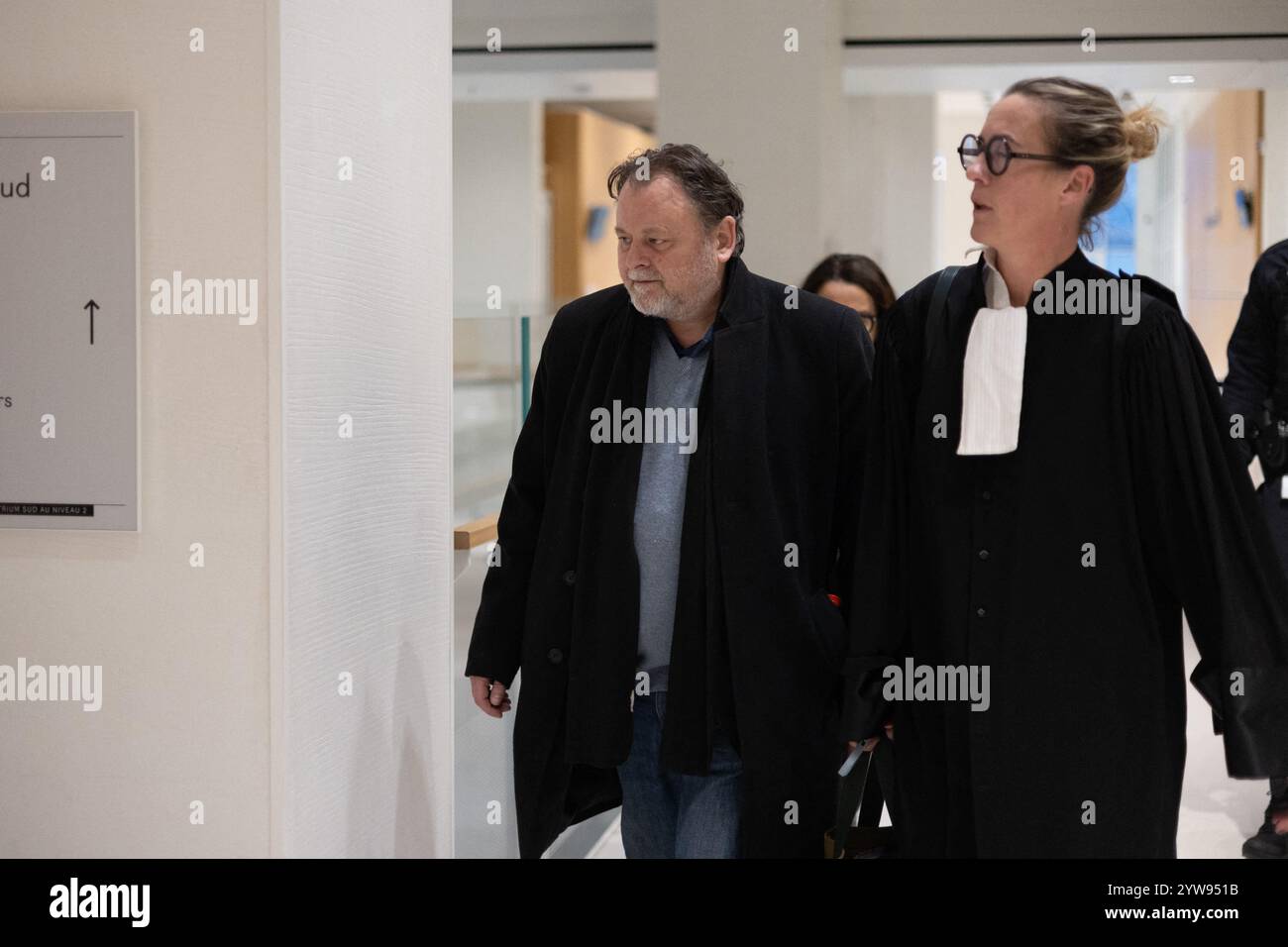 Paris, France. 10th Dec, 2024. French director Christophe Ruggia and ...