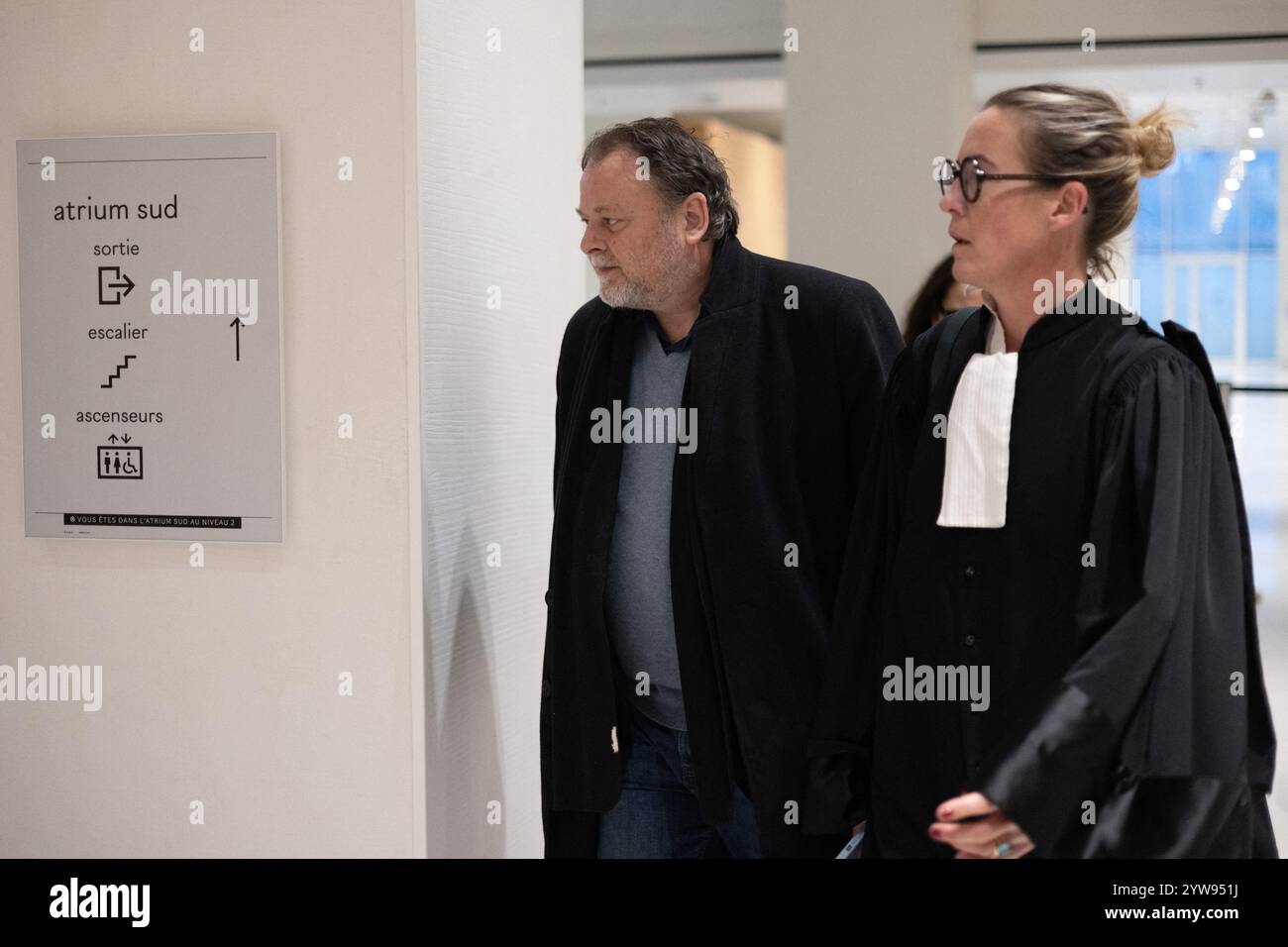 Paris, France. 10th Dec, 2024. French director Christophe Ruggia and ...