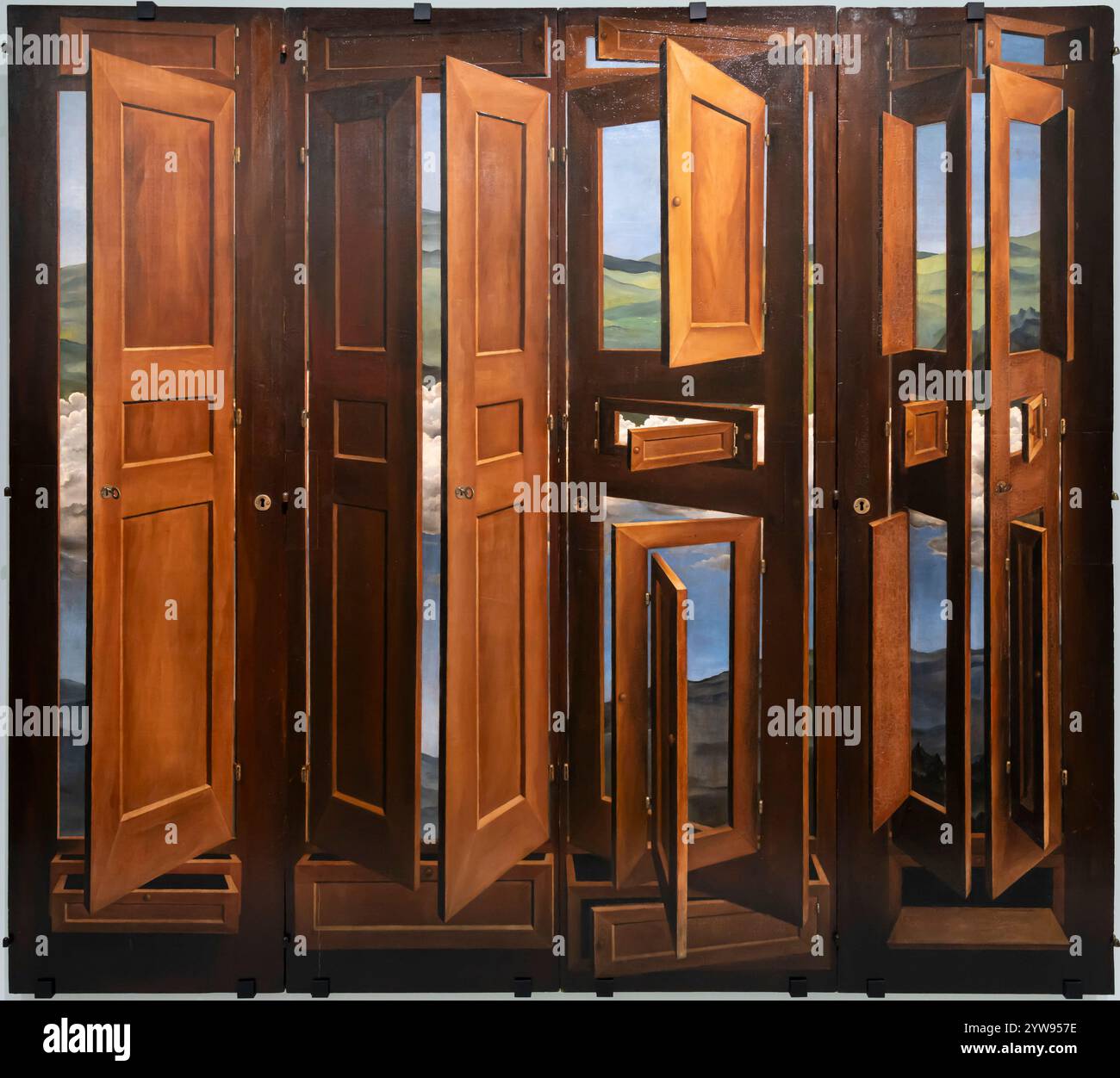 Paris, France - 11 09 2024: Surrealism exposition. Surrealist Wardrobe ...