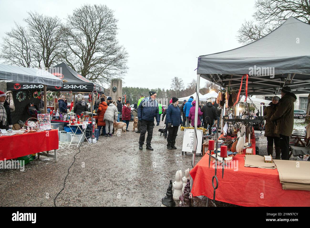 Traditional Annual Christmas Market in Malmköping Sweden December 2024 ...