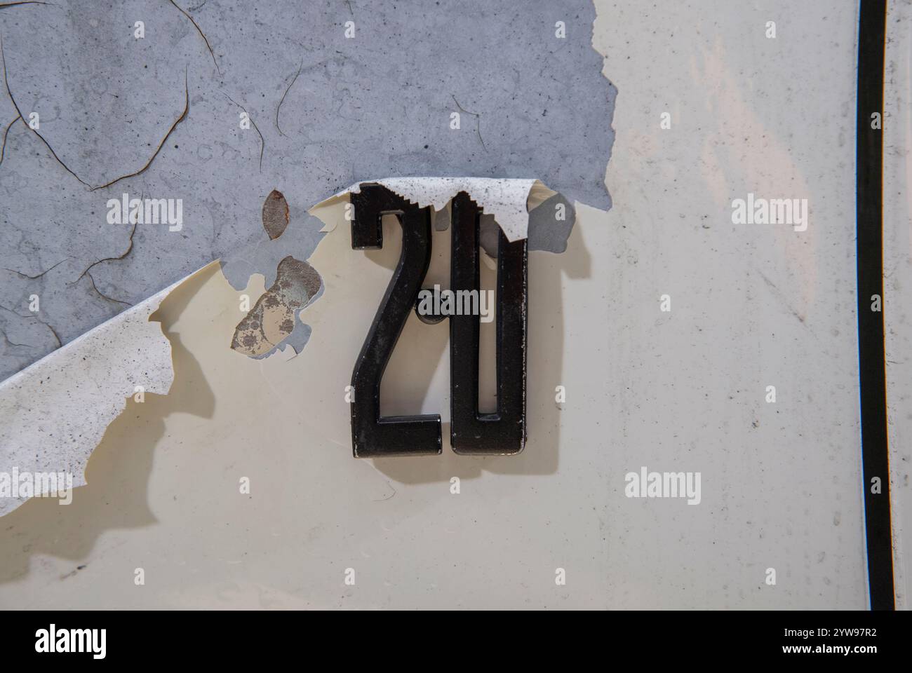 The 'Minder' TV show Ford Capri after it caught fire, caused by an ...