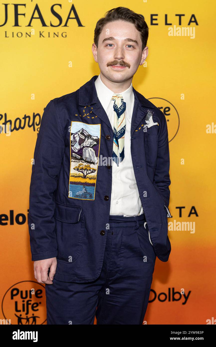 Hollywood, USA. 09th Dec, 2024. Preston Nyman attends the arrivals of ...