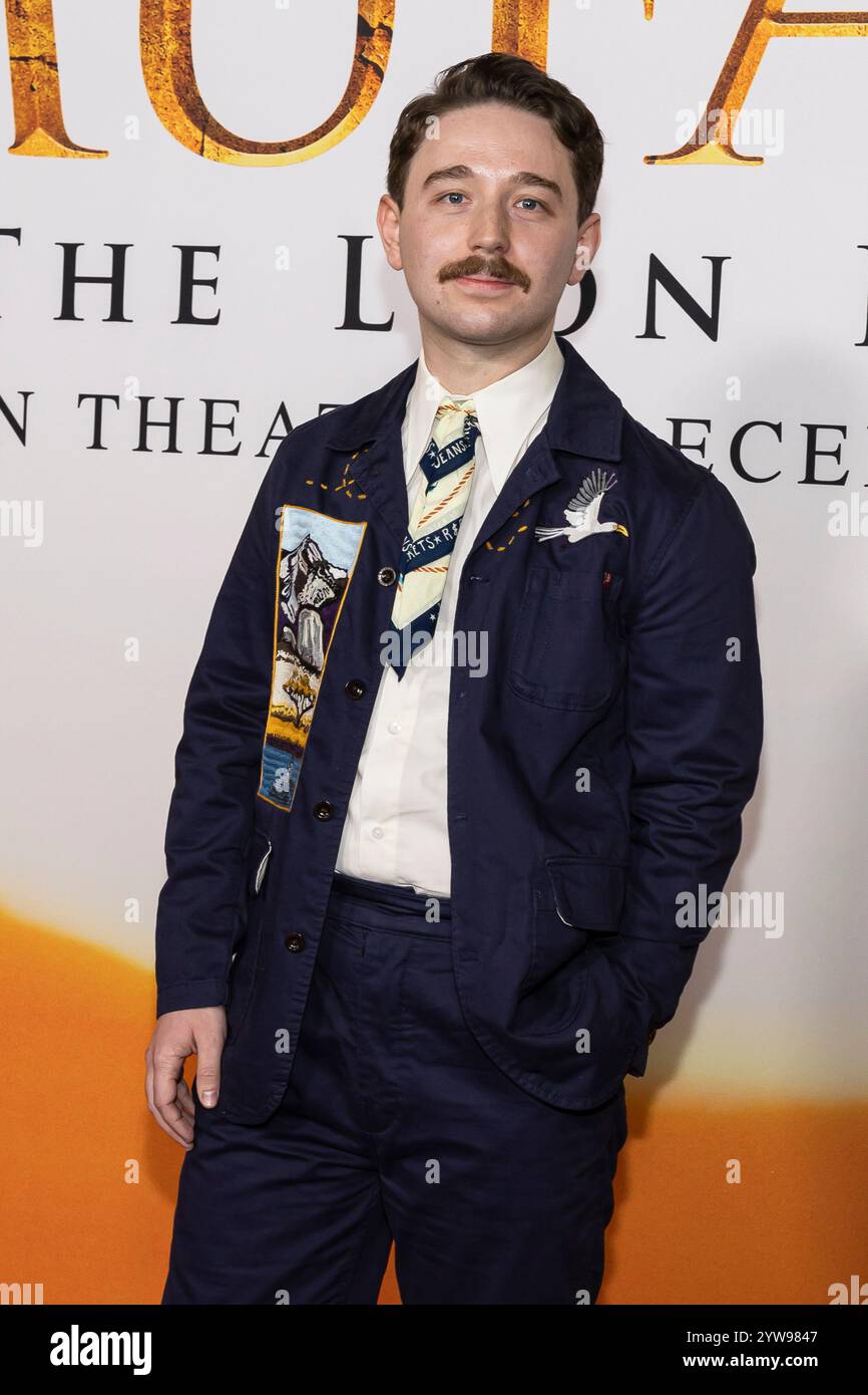 Hollywood, USA. 09th Dec, 2024. Preston Nyman attends the arrivals of ...