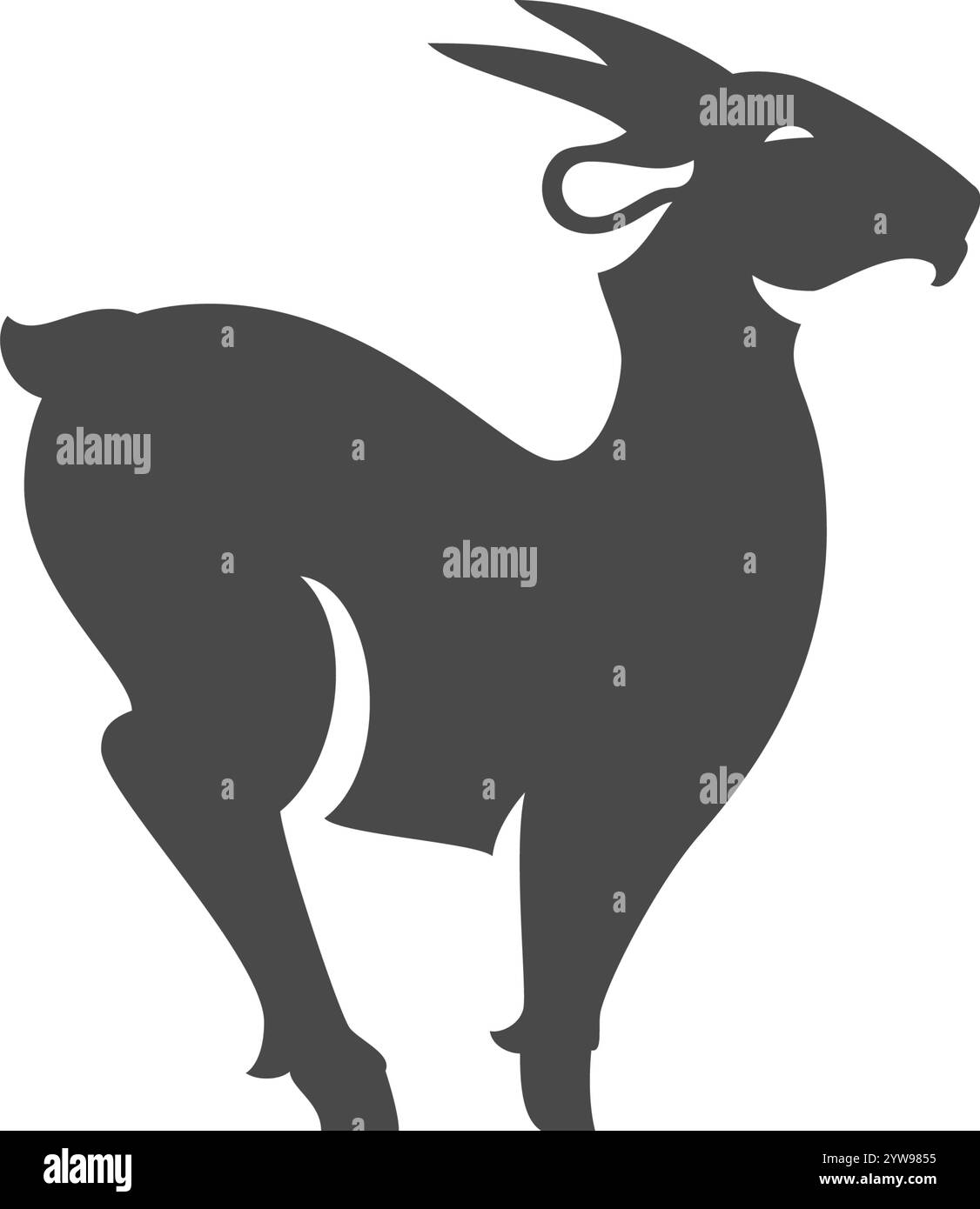 Furry hooves Stock Vector Images - Alamy