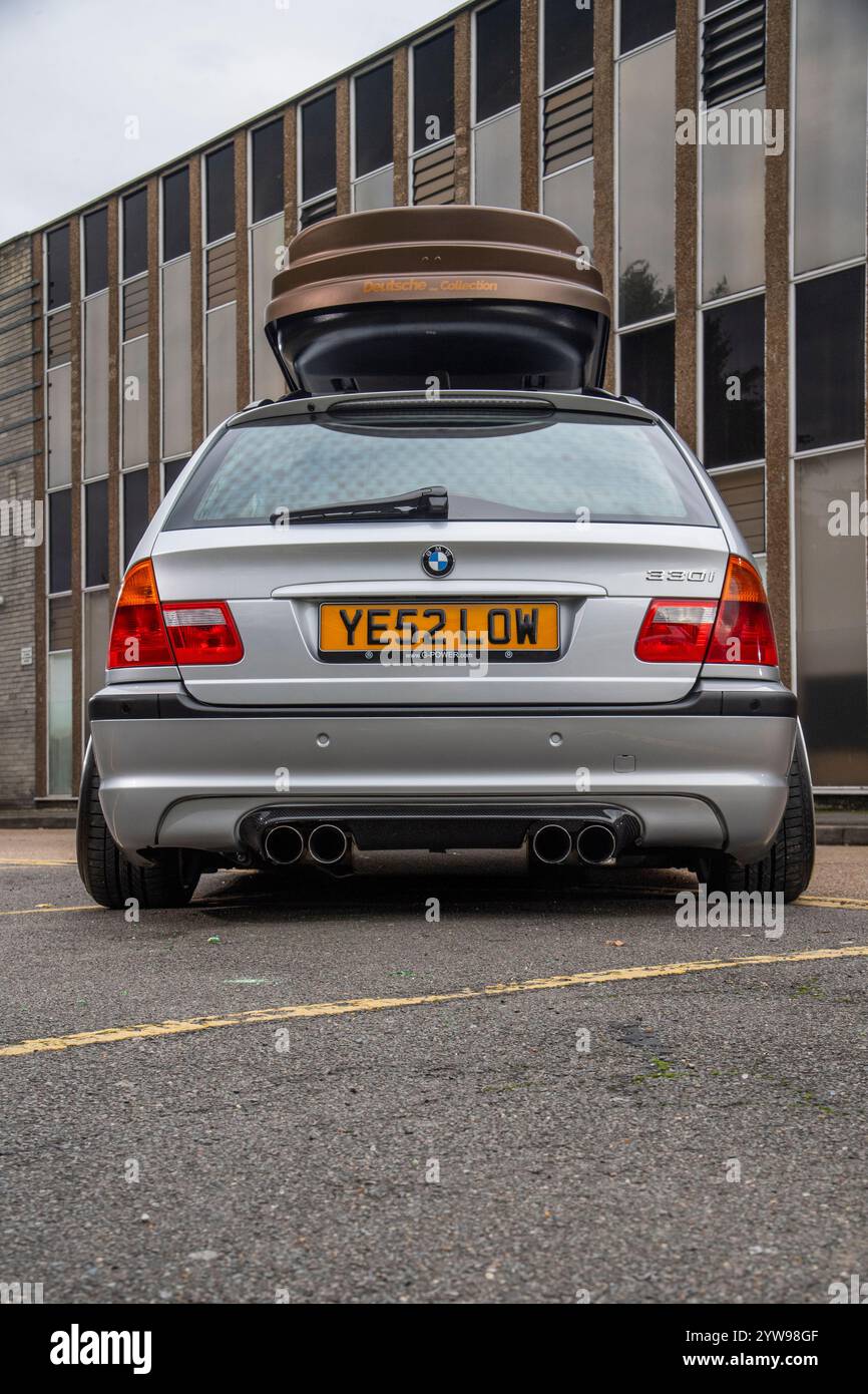 Modified and stanced 2001 BMW E46 3 series Touring, German estate car ...
