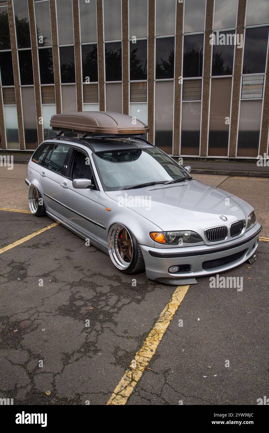Modified and stanced 2001 BMW E46 3 series Touring, German estate car ...