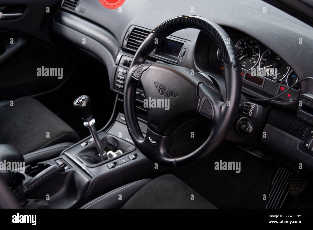 Modified and stanced 2001 BMW E46 3 series Touring, German estate car ...