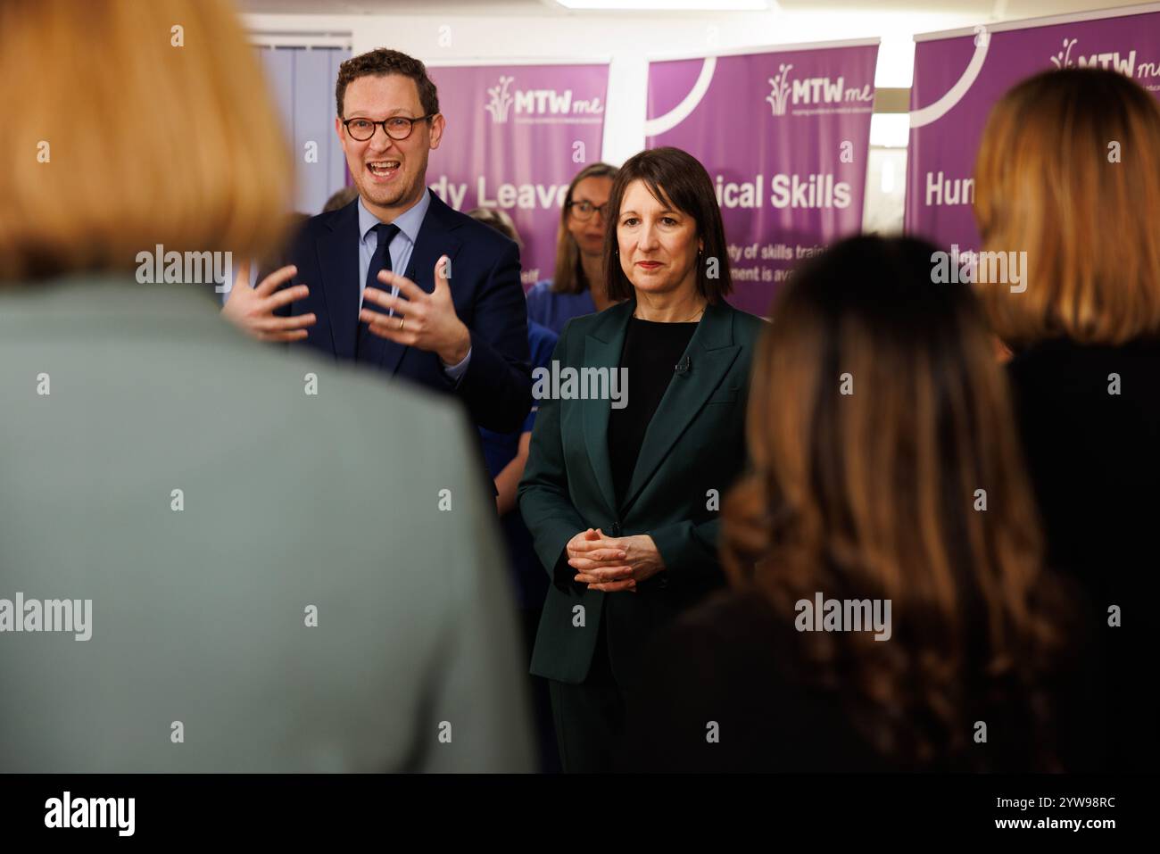 Chancellor of the Exchequer Rachel Reeves and Chief Secretary to the ...
