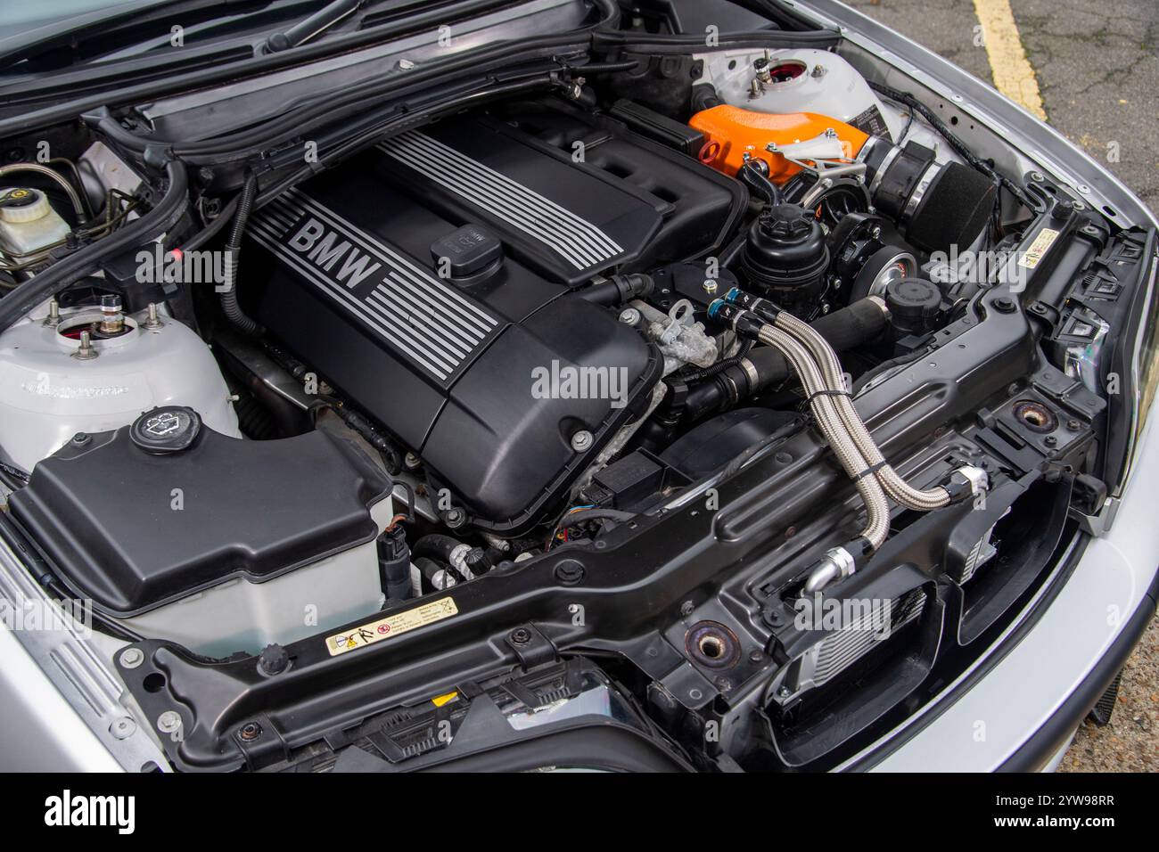 Modified and stanced 2001 BMW E46 3 series Touring, German estate car ...