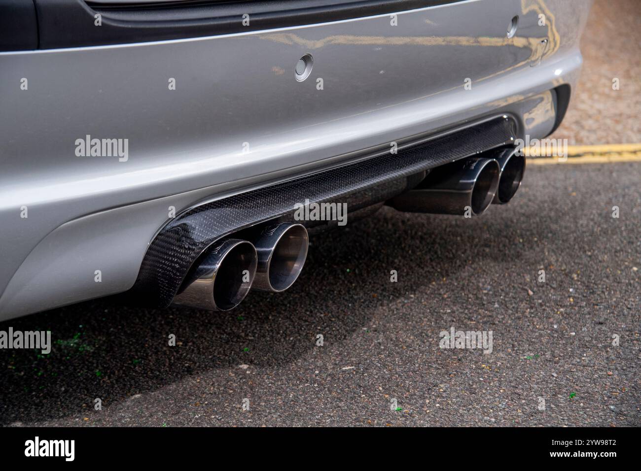 Modified and stanced 2001 BMW E46 3 series Touring, German estate car ...