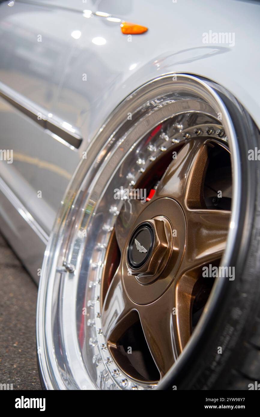 Modified and stanced 2001 BMW E46 3 series Touring, German estate car ...