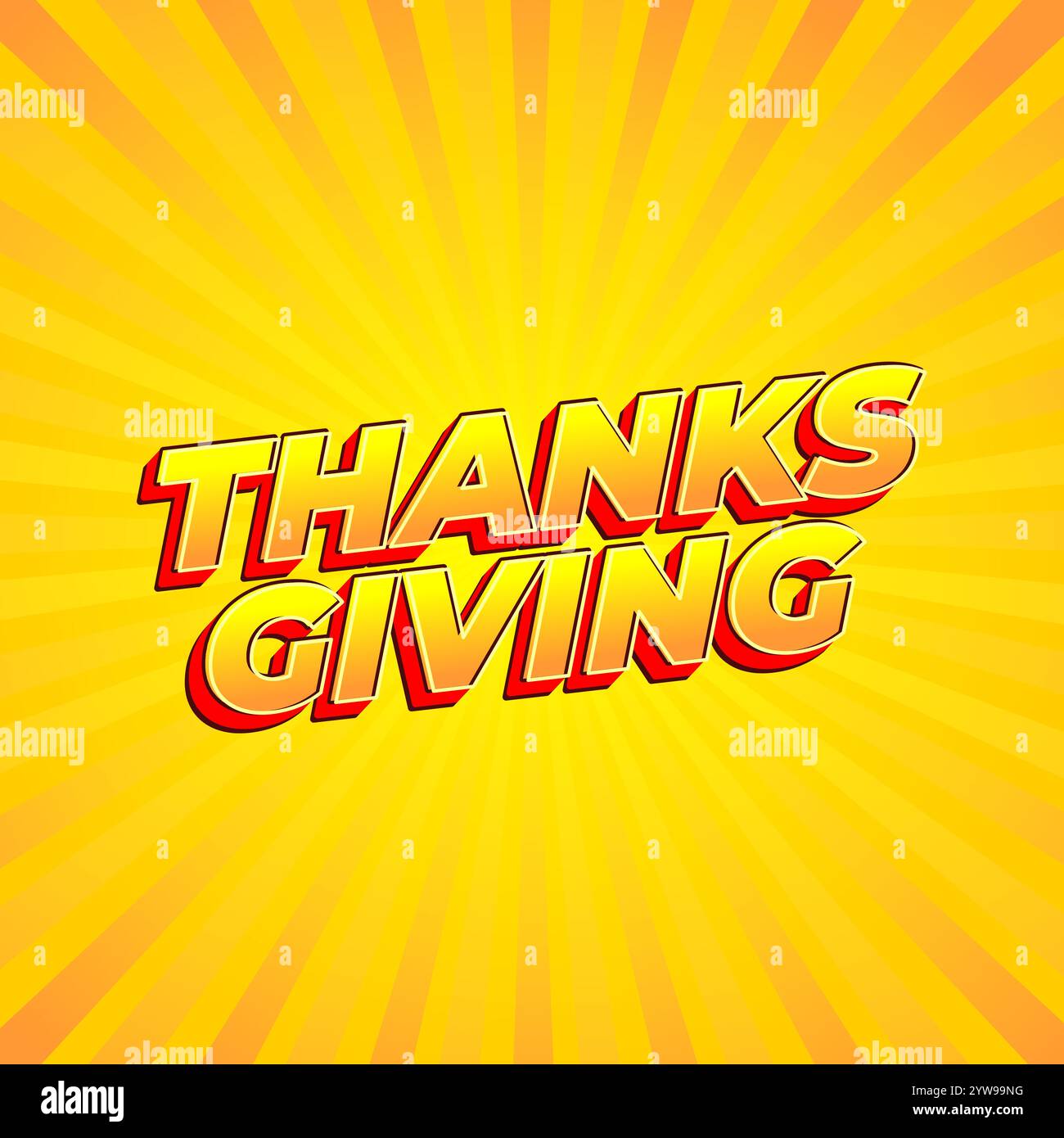 Thanksgiving text effect design for social media ads Stock Vector Image ...
