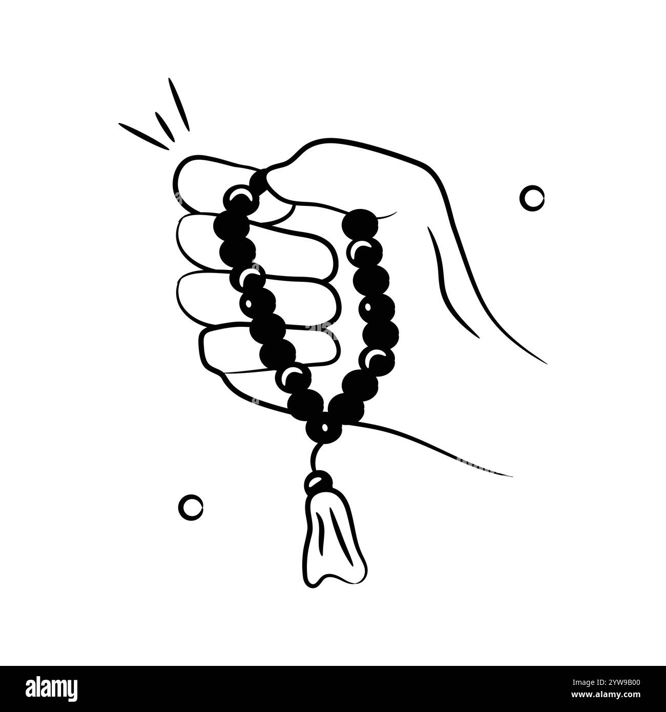 Tasbih vector vectors hi-res stock photography and images - Alamy