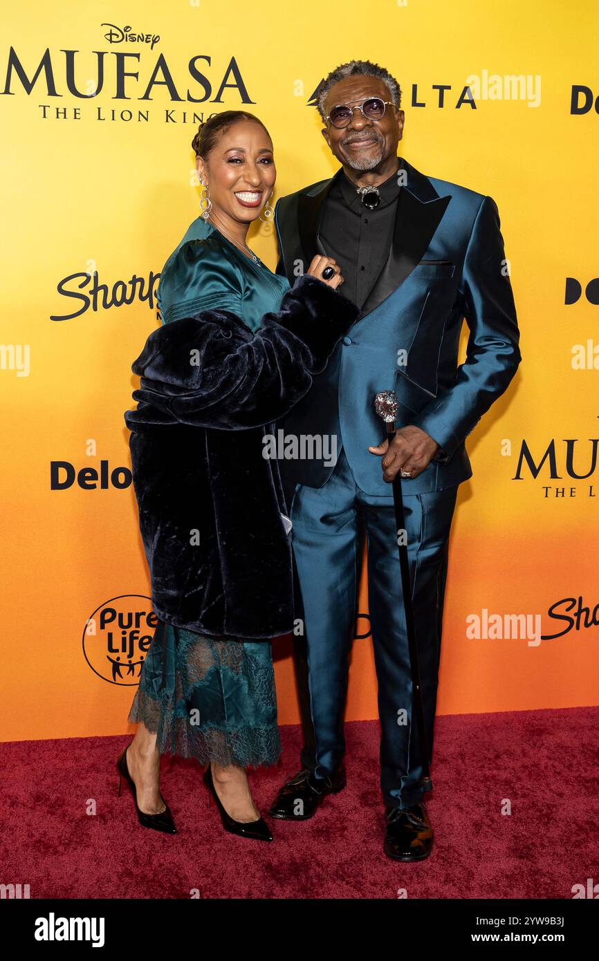 Hollywood, USA. 09th Dec, 2024. Dionne Lea Williams and Keith David ...