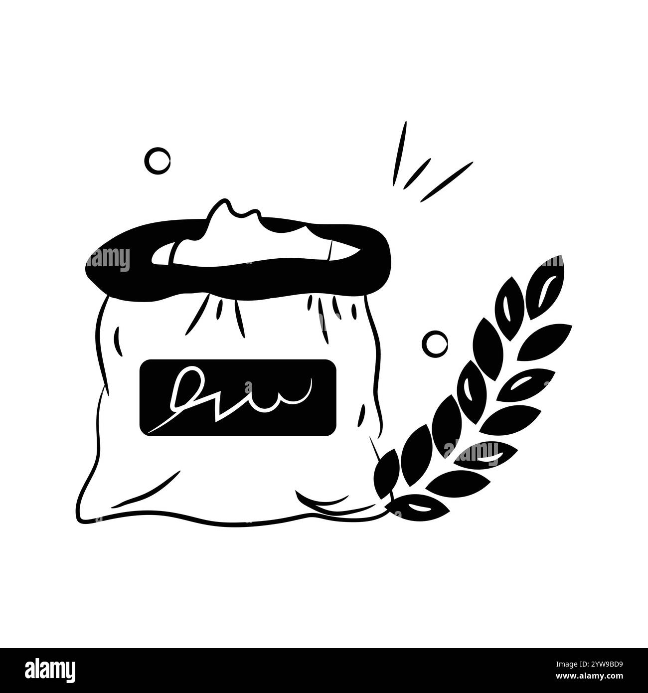 Food sack aid Stock Vector Images - Alamy