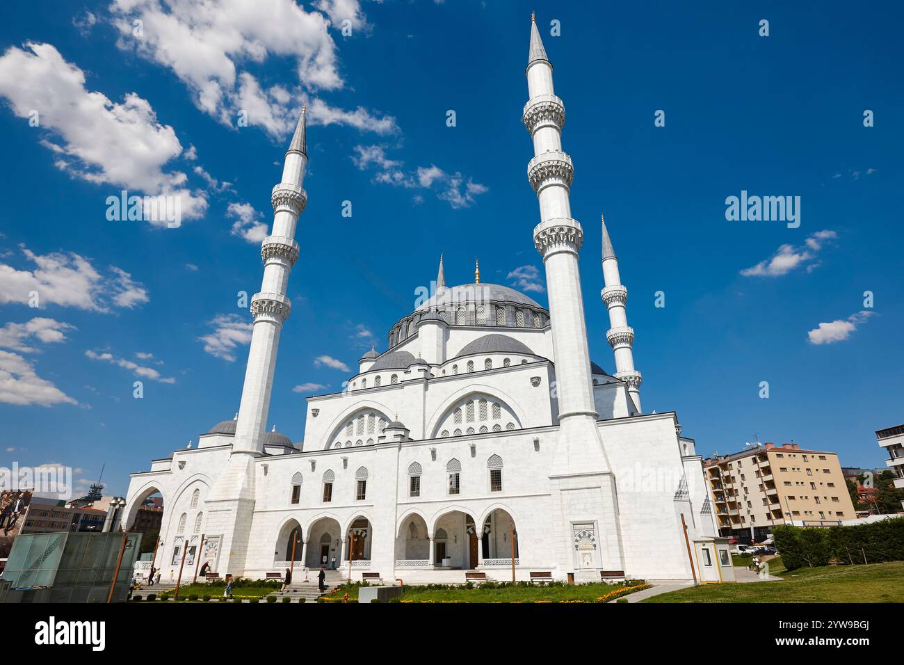 Historic Melike Hatun mosque in Ankara city center. Turkey Stock Photo ...