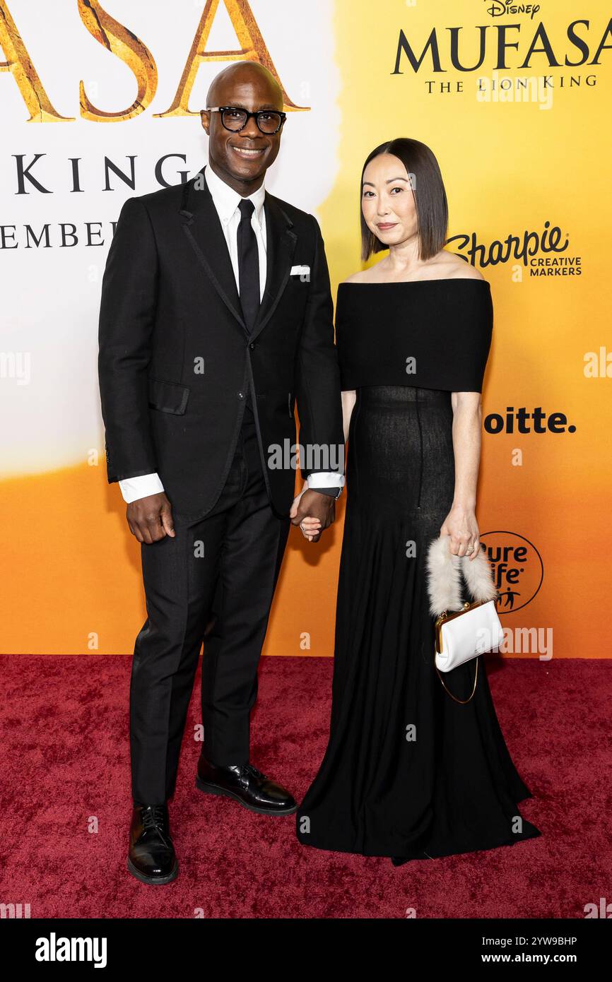 Hollywood, USA. 09th Dec, 2024. Barry Jenkins and Lulu Wang attend the ...