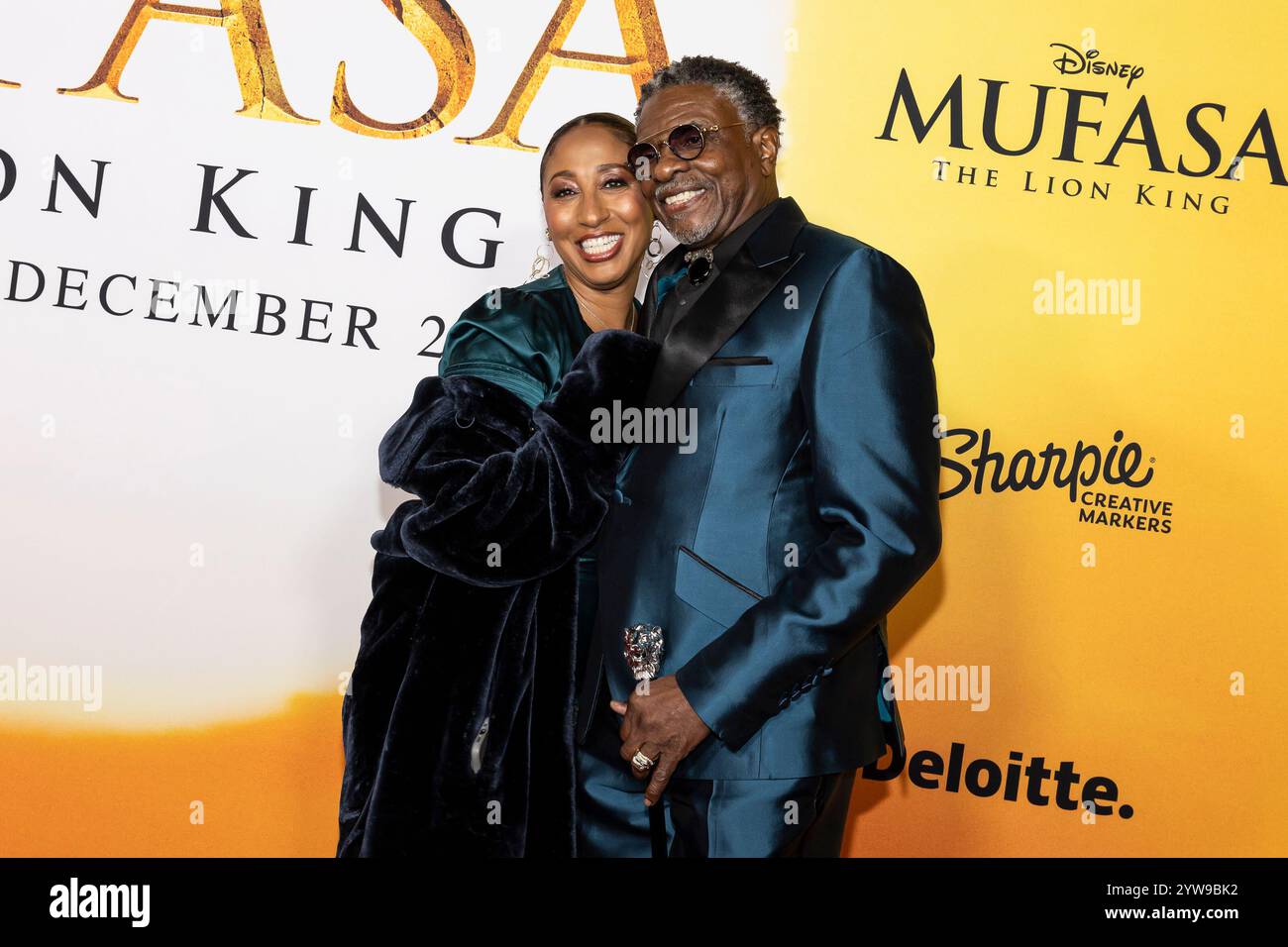 Hollywood, USA. 09th Dec, 2024. Dionne Lea Williams and Keith David ...