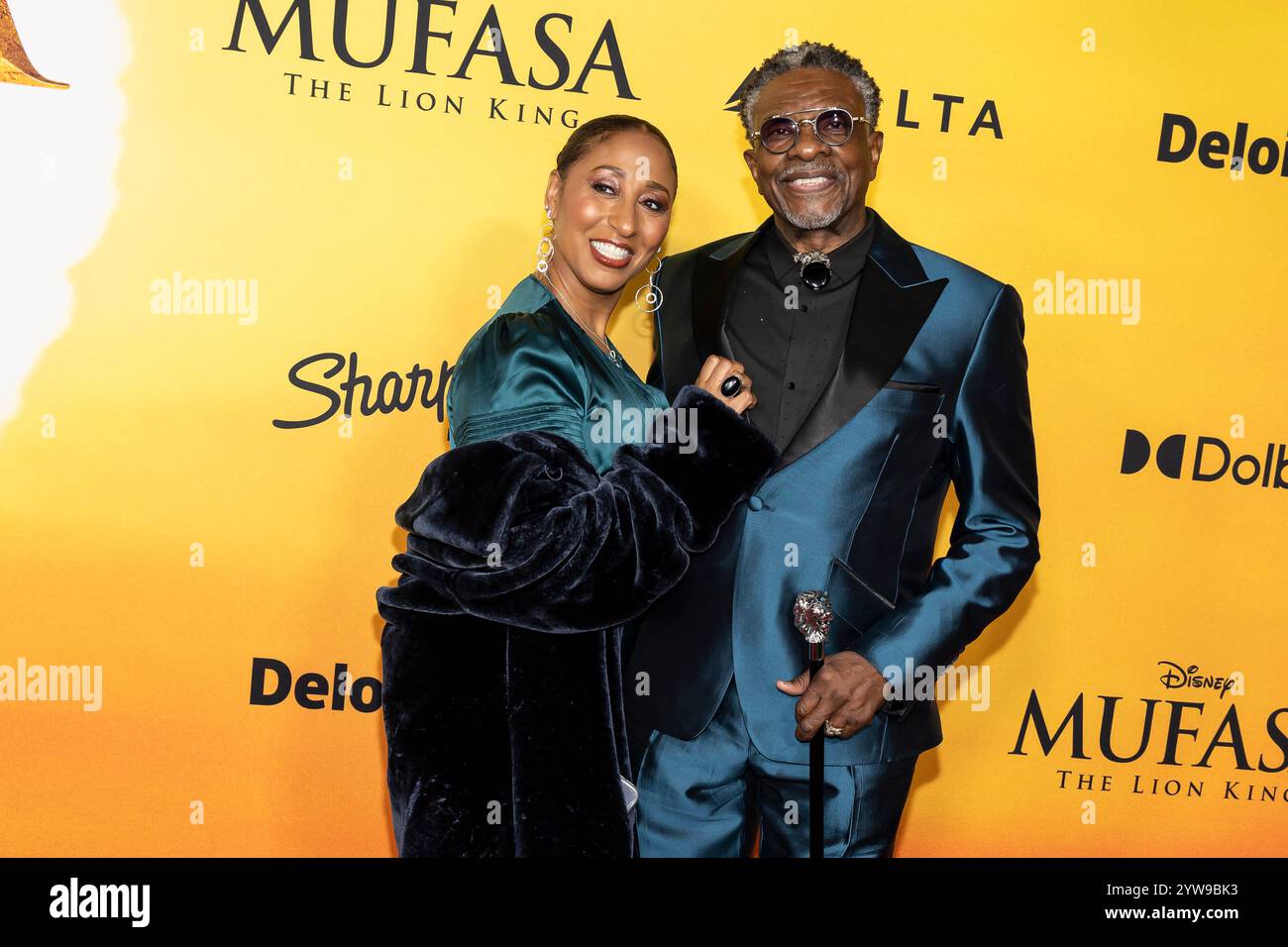 Hollywood, USA. 09th Dec, 2024. Dionne Lea Williams and Keith David ...