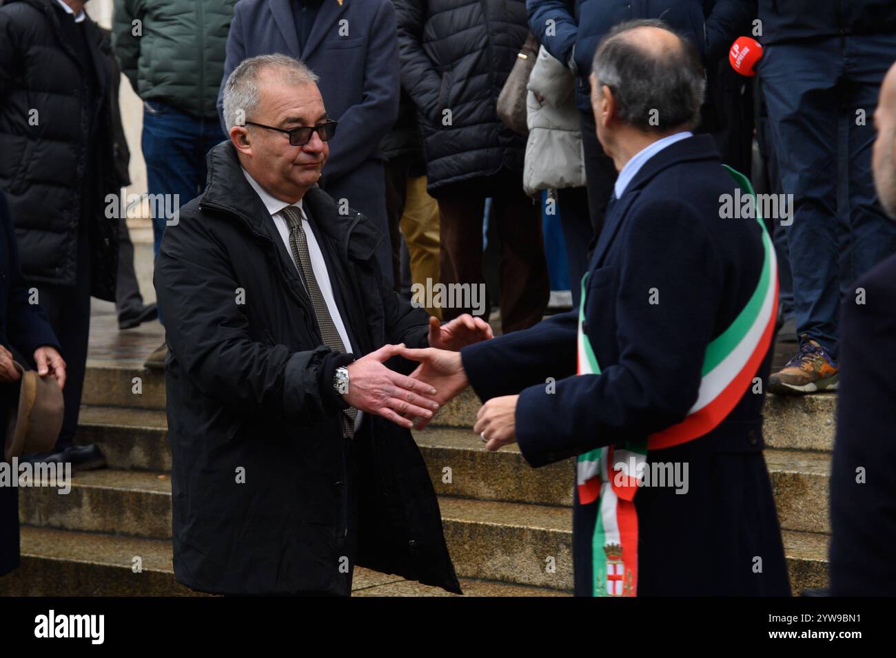 Milano, Milano. 10th Dec, 2024. Stefano Pillitteri e Giuseppe Sala al ...