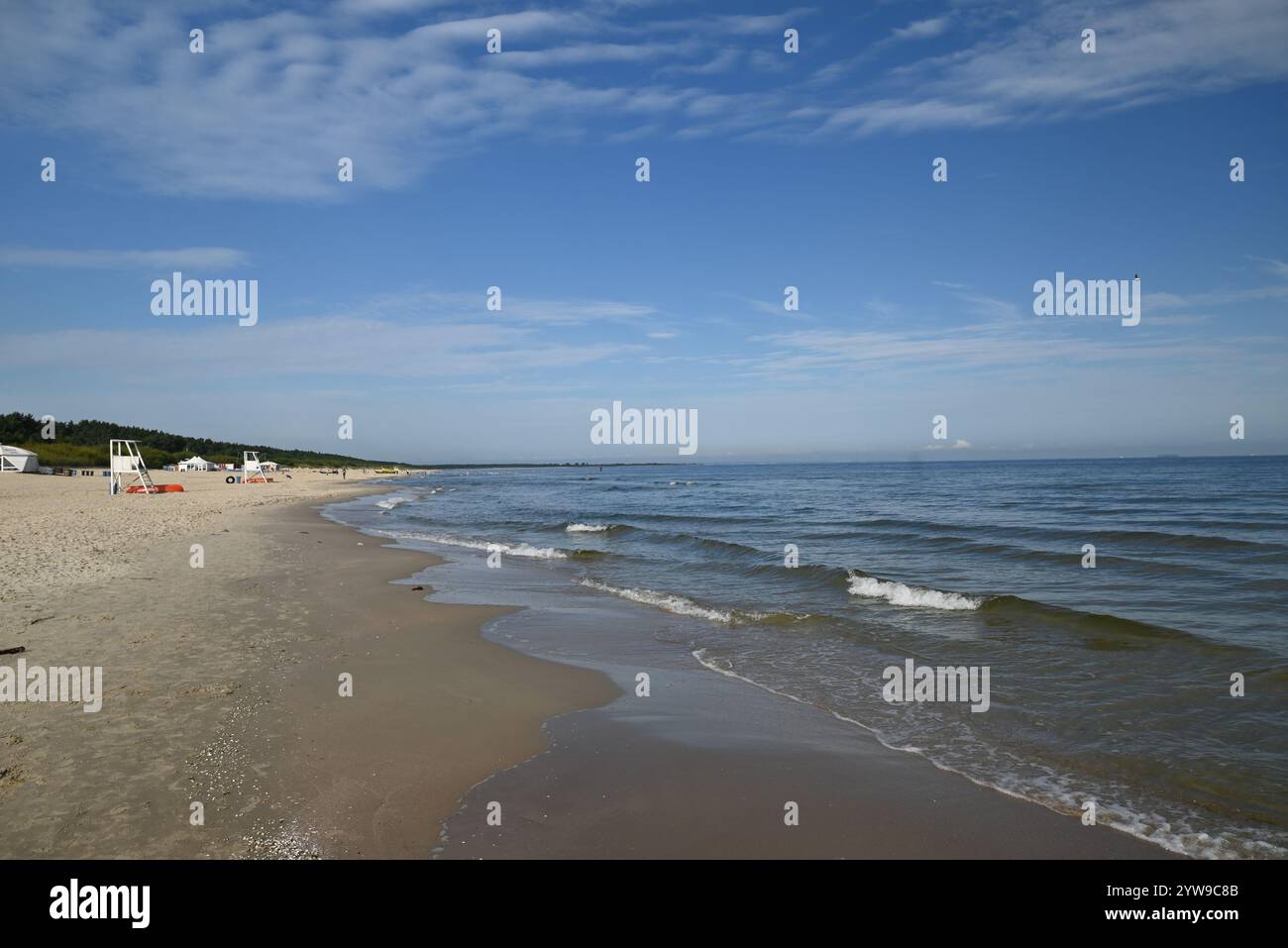 Baltic Sea coast Jantar beach Stock Photo - Alamy
