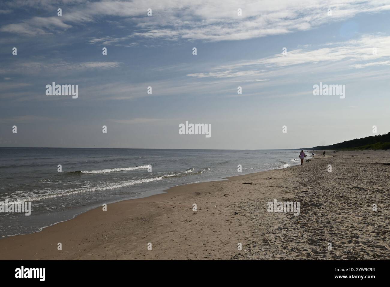 Baltic Sea coast Jantar beach Stock Photo - Alamy