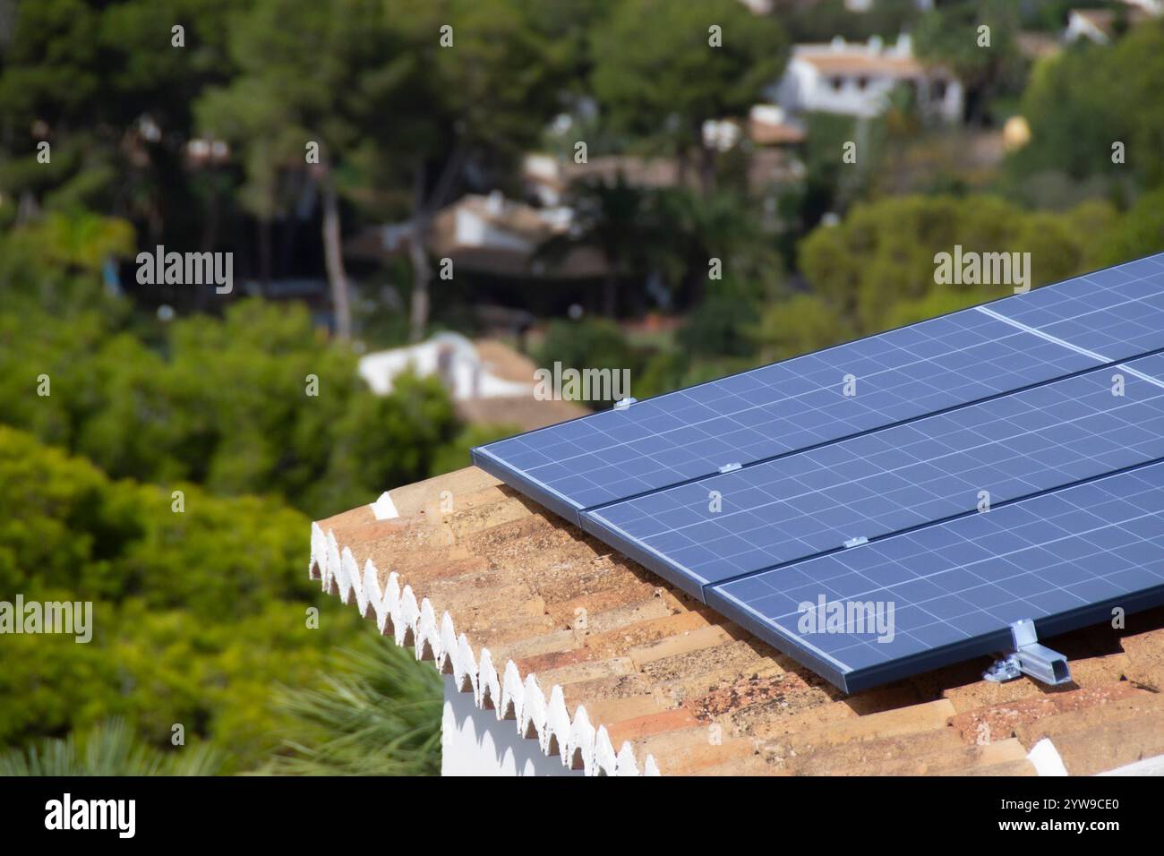 Solar panel spain roof hi-res stock photography and images - Alamy