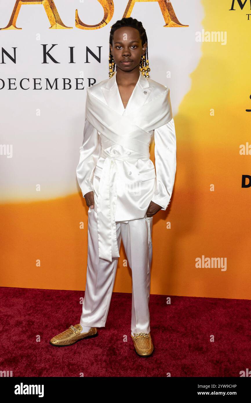 Braelyn Rankins attends the arrivals of the World Premiere of Disney’s ...