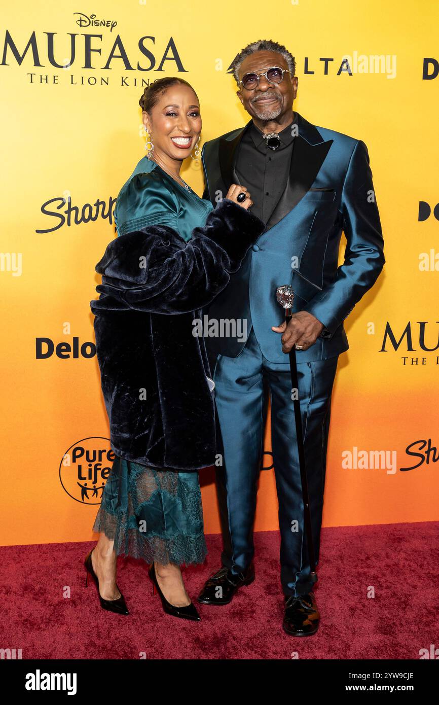 Hollywood, USA. 09th Dec, 2024. Dionne Lea Williams and Keith David ...