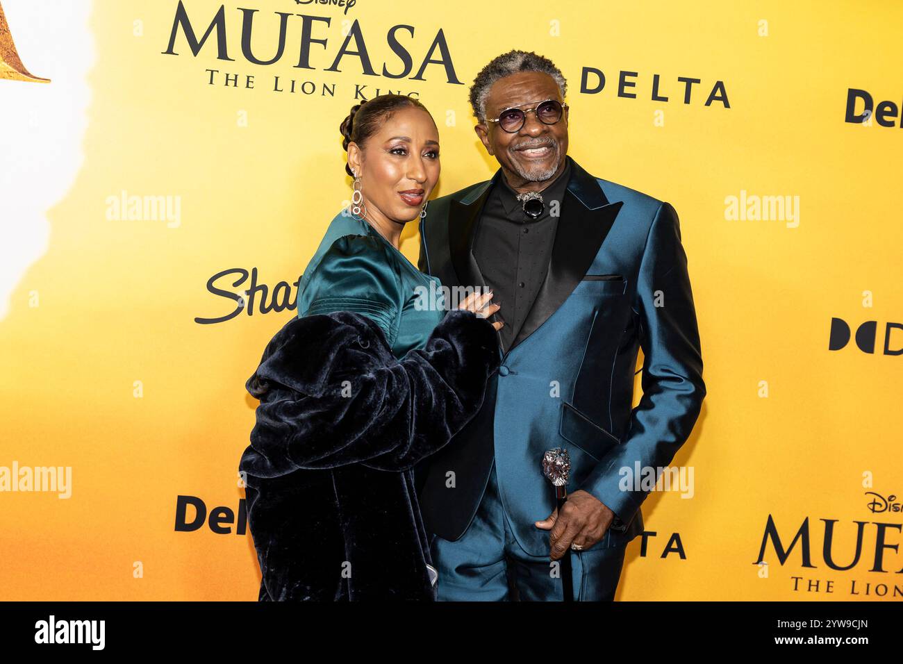 Hollywood, USA. 09th Dec, 2024. Dionne Lea Williams and Keith David ...