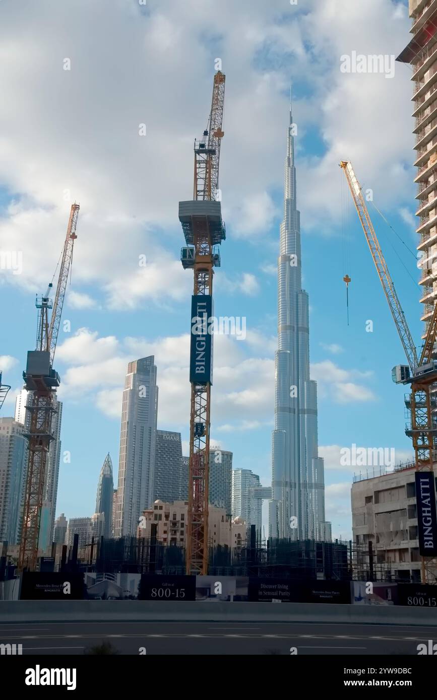 Dubai, United Arab Emirates – December 01, 2024: Around Business Bay ...