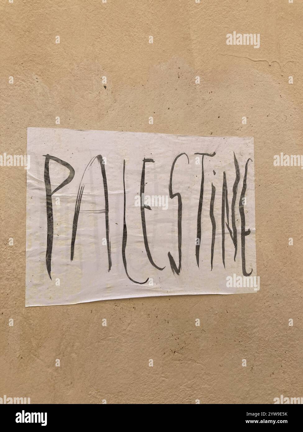 PRO-Palestine posters, in Marseille, France, on 7 May 2024 Stock Photo ...