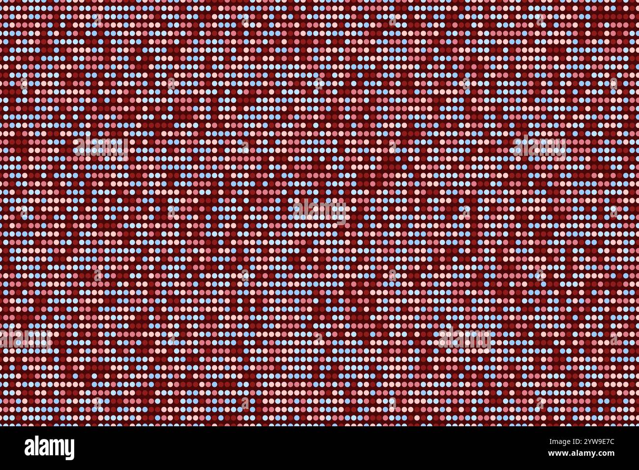 Mosaic point circles multicolored dots background. Blue and burgundy dot background gradient ...