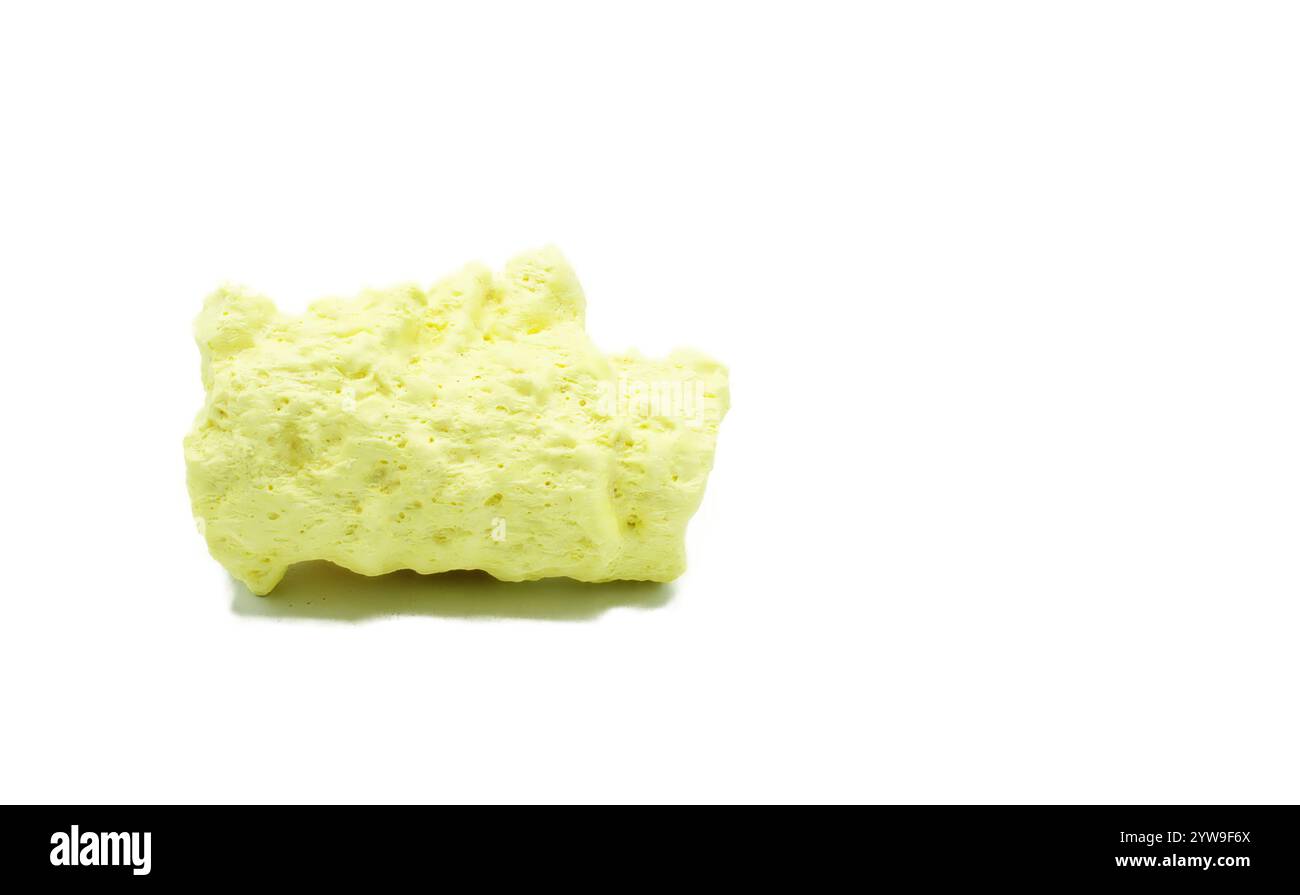 Yellow sulphur or sulfur brimstone is a chemical element, it has symbol ...