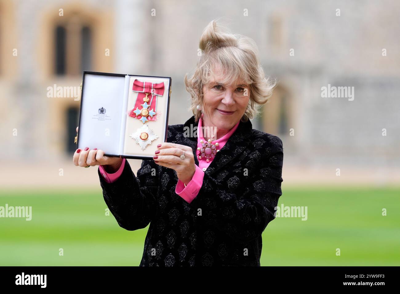 Dame Hannah Rothschild after being made a Dame Commander of the British ...
