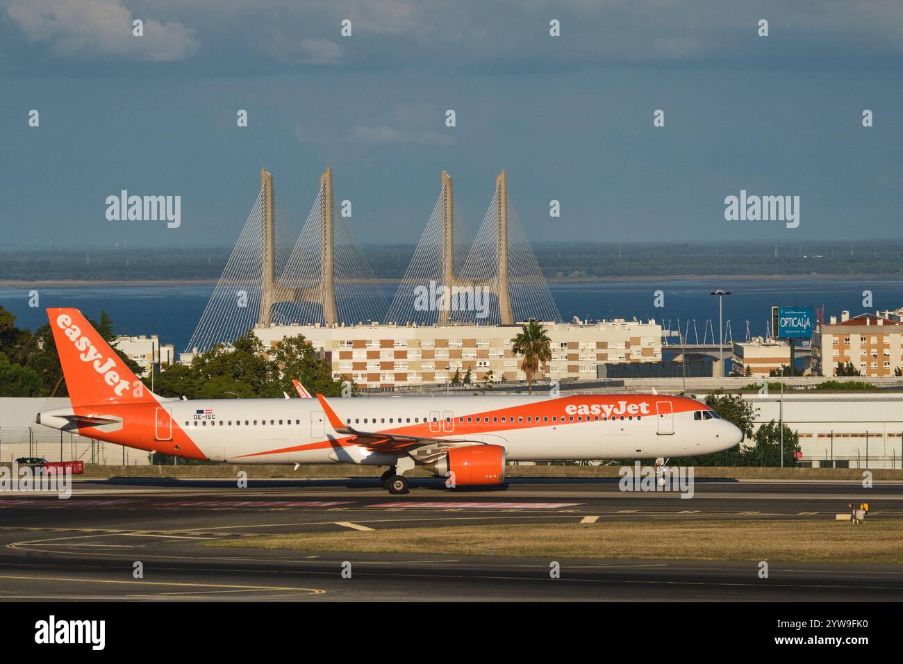 easyJet Airbus A321-251NX A321neo passenger plane taxi on runway in ...