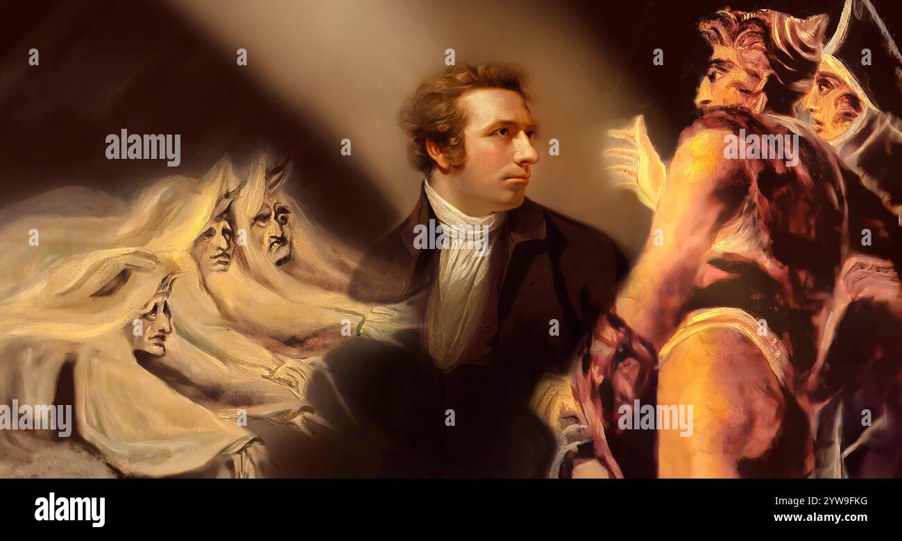 Henry Fuseli or Johann Heinrich Füssli, 1741 – 1825, Swiss painter ...