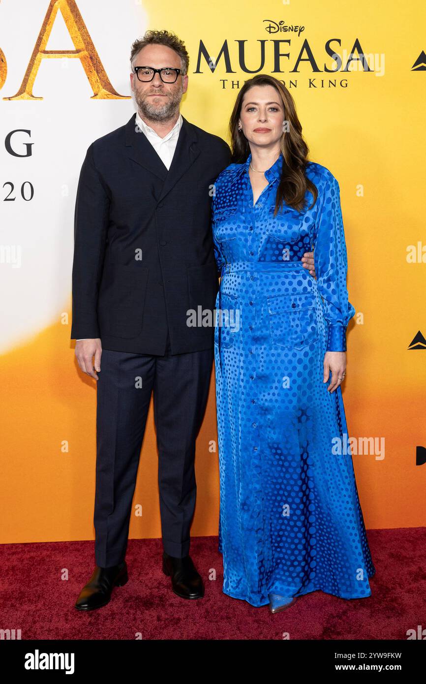 Hollywood, USA. 09th Dec, 2024. Seth Rogan and Lauren Miller attend the ...