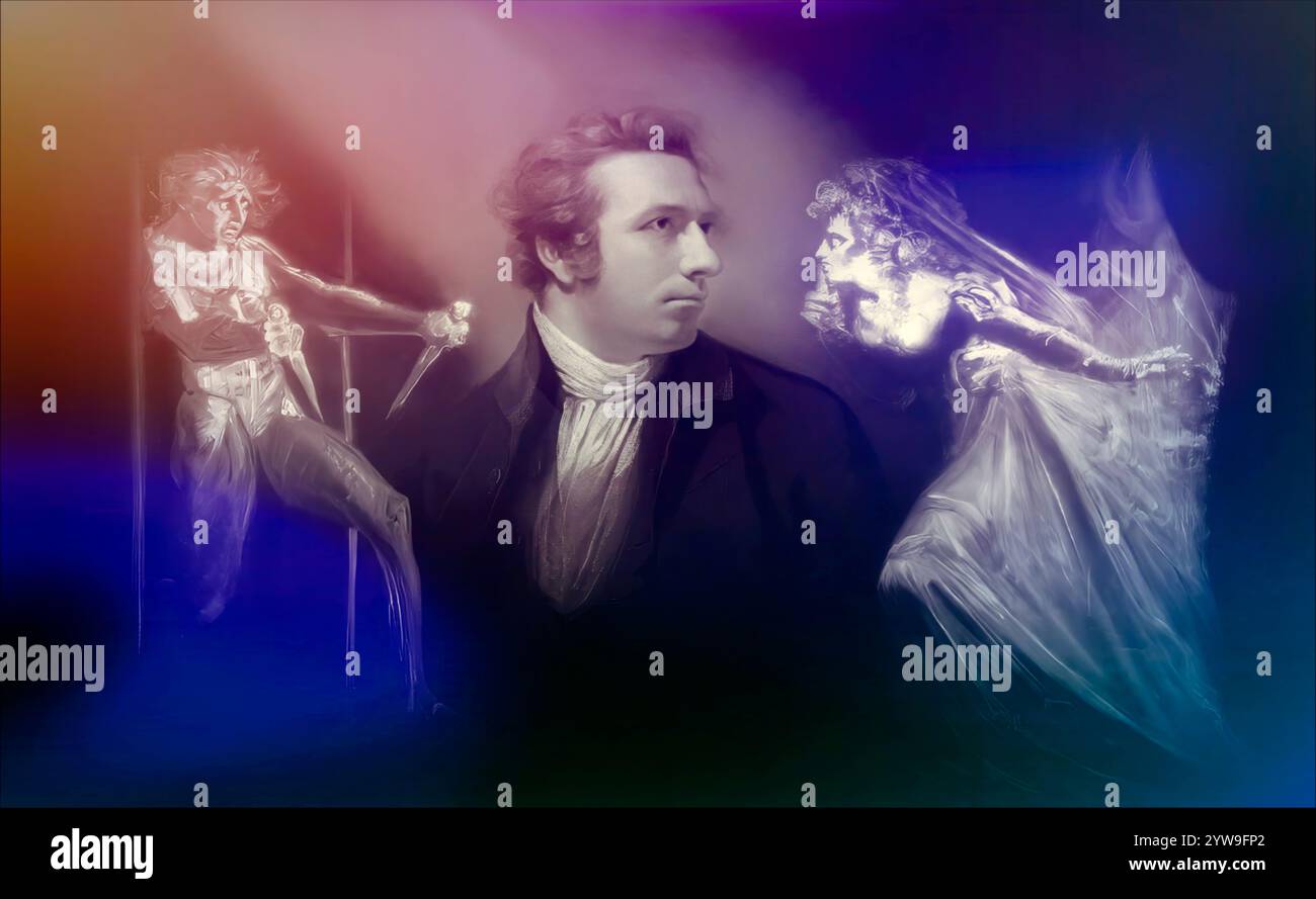 Henry Fuseli or Johann Heinrich Füssli, 1741 – 1825, Swiss painter ...