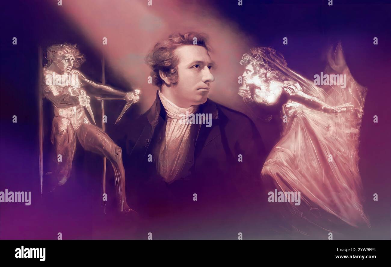 Henry Fuseli or Johann Heinrich Füssli, 1741 – 1825, Swiss painter ...