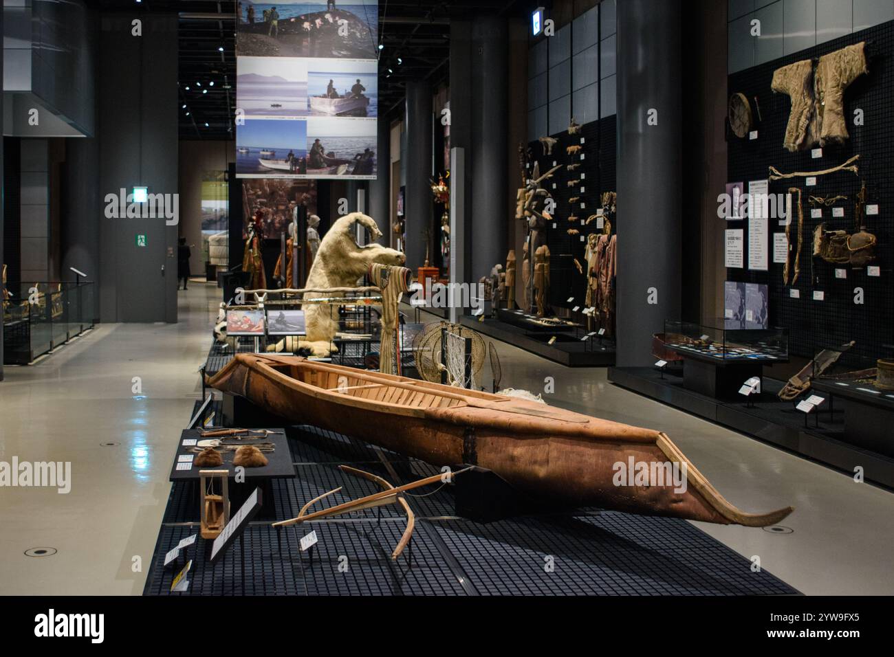 Artifacts exhibited in National Museum of Ethnology Minpaku, one of the ...