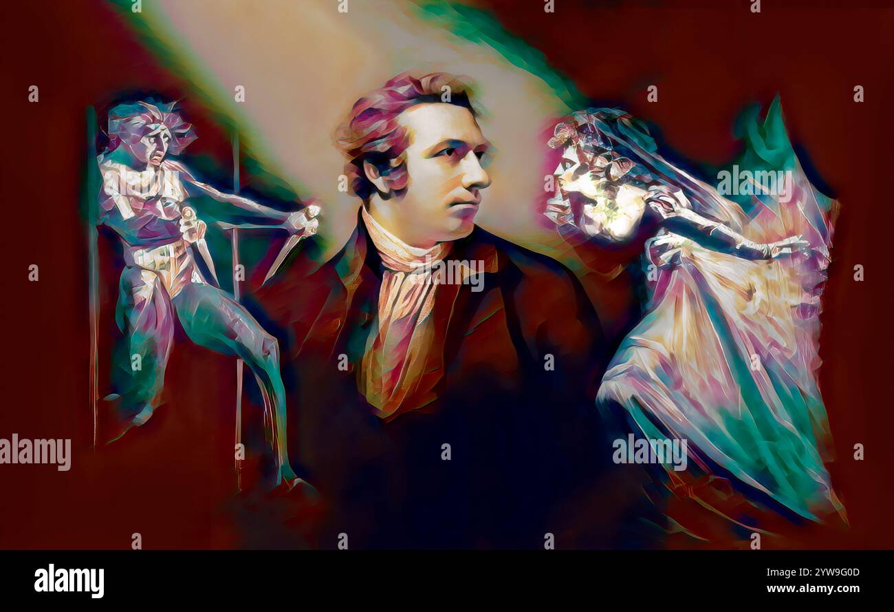 Henry Fuseli or Johann Heinrich Füssli, 1741 – 1825, Swiss painter ...