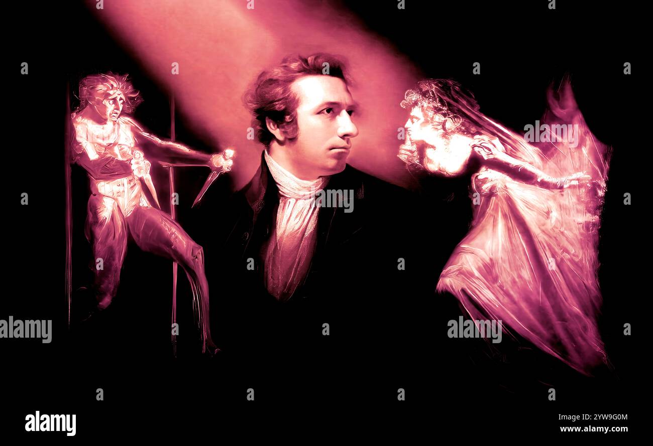 Henry Fuseli or Johann Heinrich Füssli, 1741 – 1825, Swiss painter ...