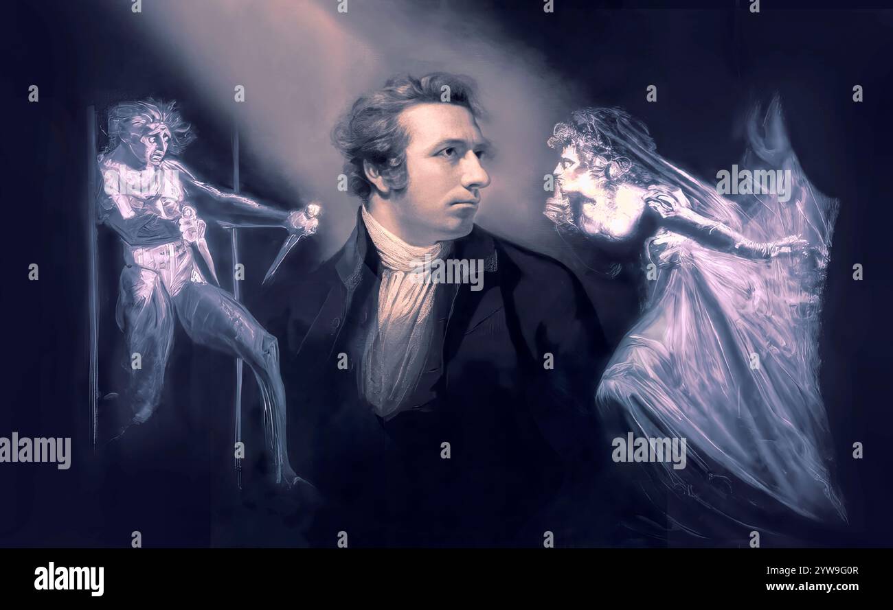 Henry Fuseli or Johann Heinrich Füssli, 1741 – 1825, Swiss painter ...