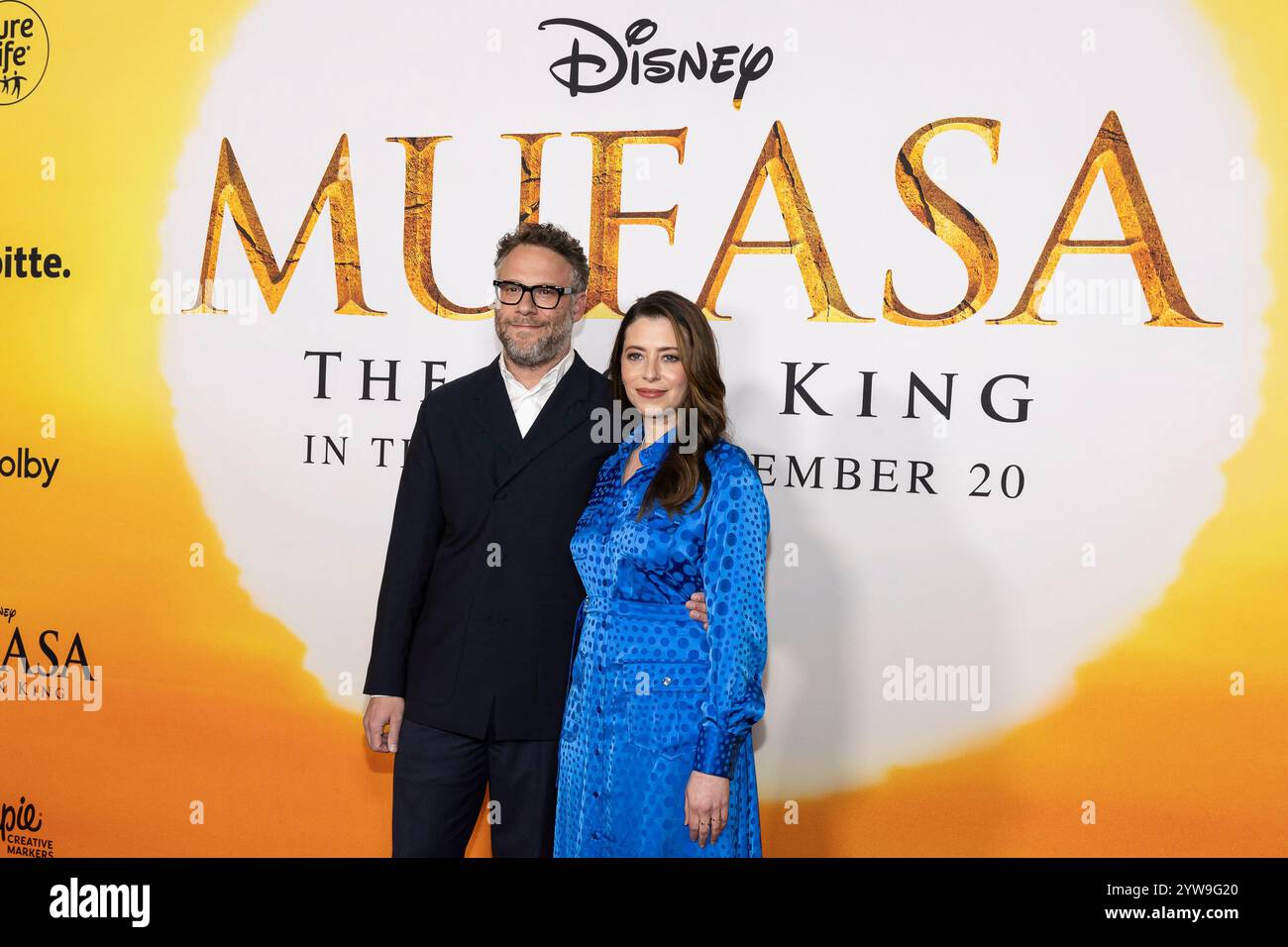 Hollywood, USA. 09th Dec, 2024. Seth Rogan and Lauren Miller attend the ...